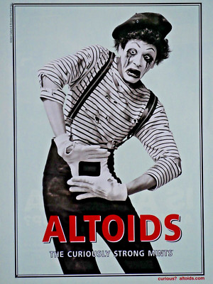 ALTOIDS The Curiously Strong Mints Vintage 2003 Original Print Ad 8.5 x ...