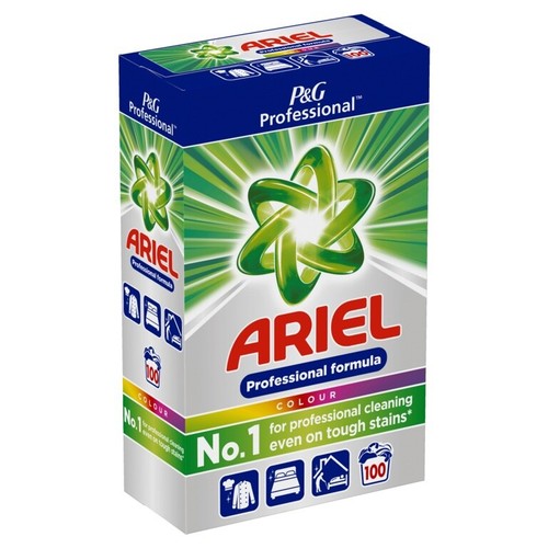 Ariel Professional Fabric Laundry Clothes Powder Detergent Colour - 100 ...