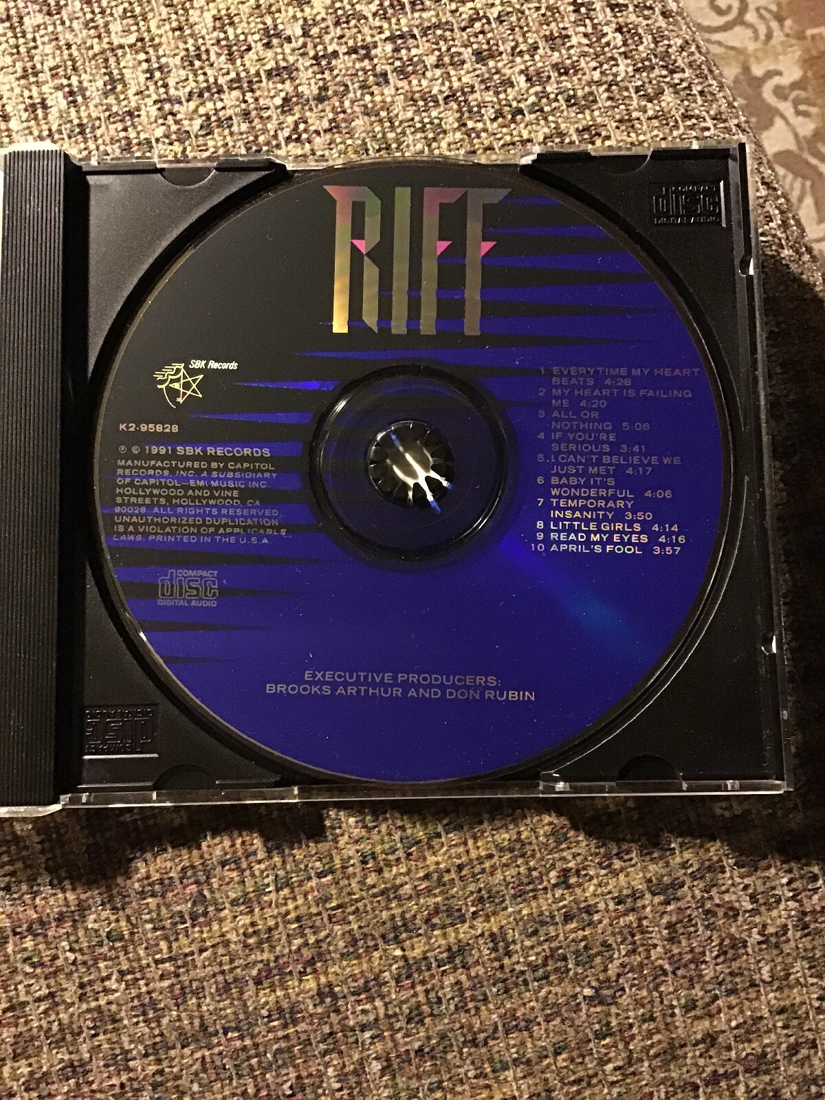 Riff by Riff (CD, 1991, SBK Records) OOP R&B CD, 90’s SOUL MUSIC ...