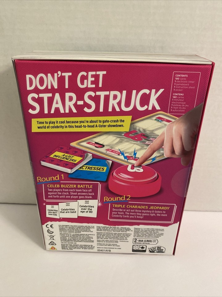 US Weekly Magazine THE GAME The Ultimate Celebrity Party Board Game ...