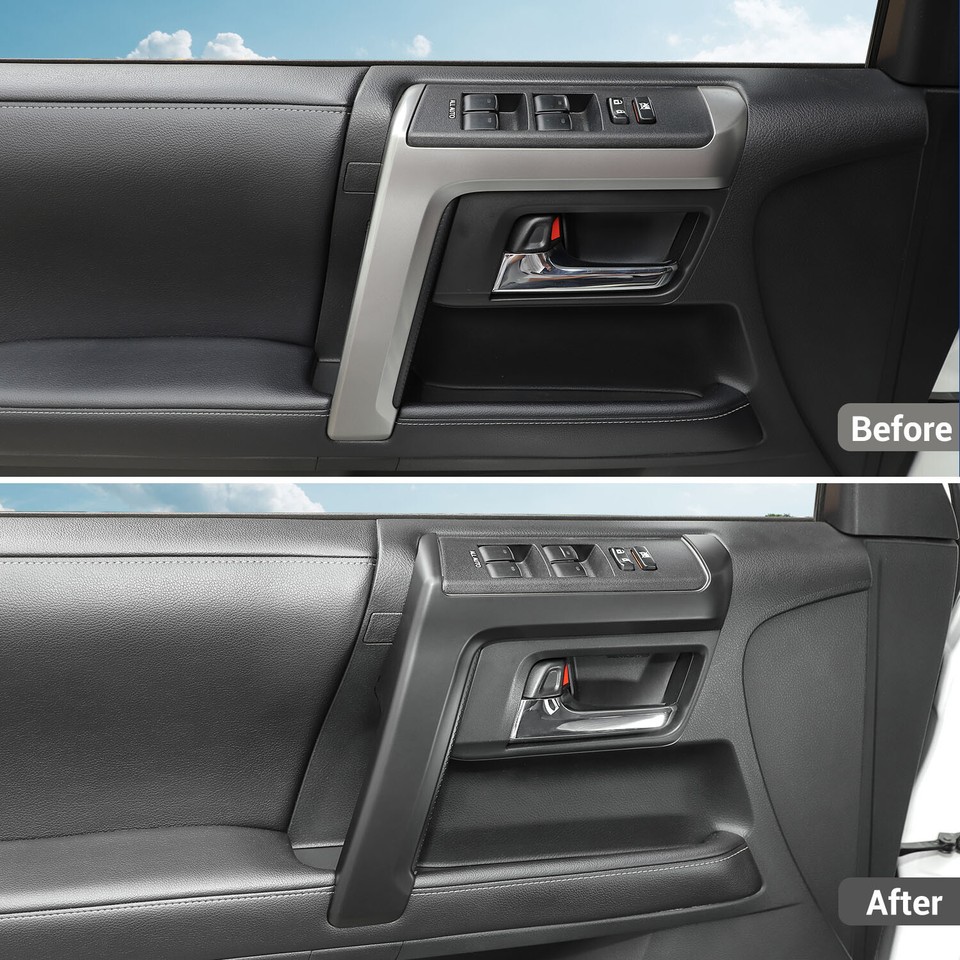 8x Matte Black Interior Set Dash Decor Panel Cover Trims Kit for ...