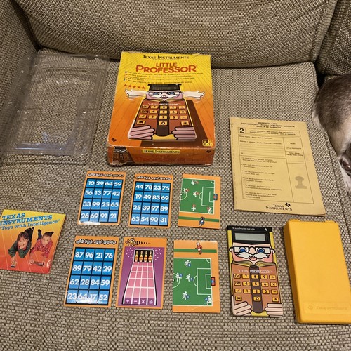 Vintage Calculator Texas Instruments LITTLE PROFESSOR LCD With ...