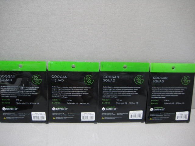 GOOGAN SQUAD MINI ZINGER SPINNER BAITS LURES FREE SHIPPING! LOT OF 4 | eBay