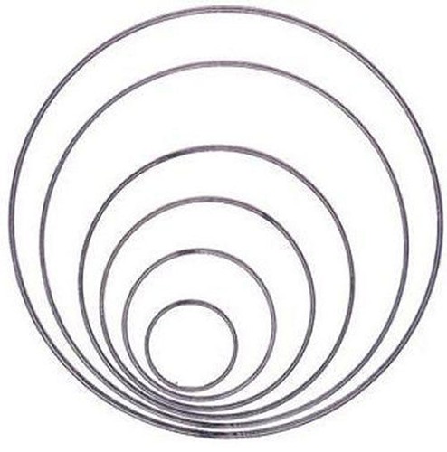 5x 35~160mm Strong Craft Metal Dreamcatcher Macrame Hoops Ring Feather ...