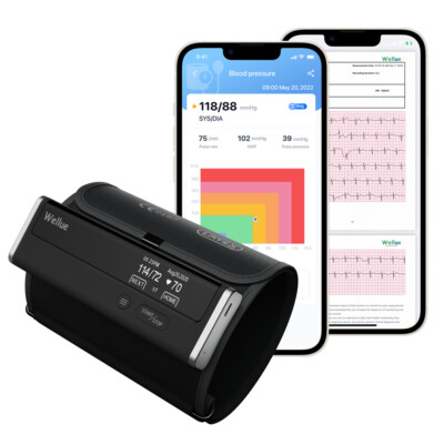 WiFi Blood Pressure Monitor + ECG Monitor Function 3 Blood Pressure ...