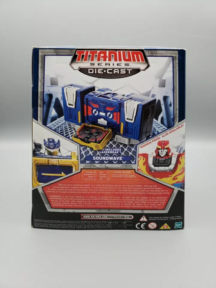 Transformers Titanium Series Soundwave Die-Cast Hasbro 2006 Sealed | eBay