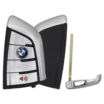 OEM BMW 530e 530i 540i Smart Prox Keyless Remote Fob Uncut Key Insert ...