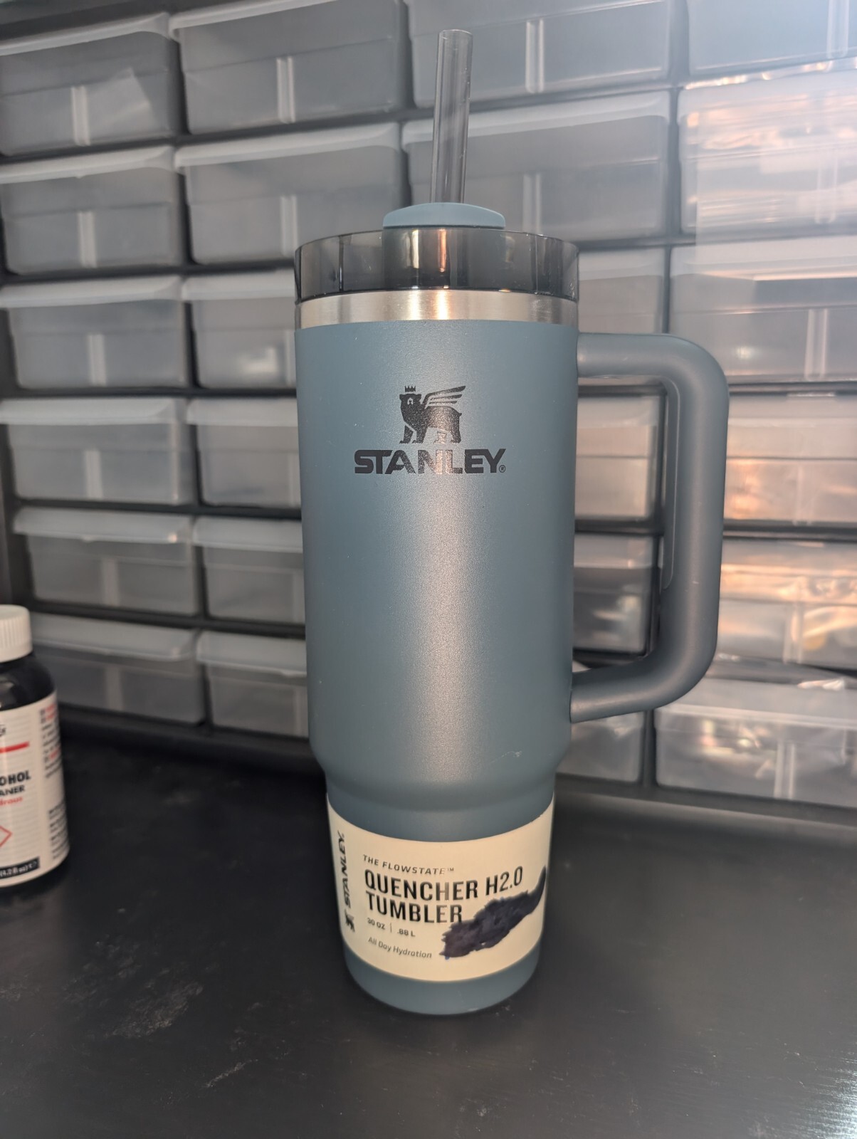 Stanley Flowstate Quencher H2.0 Stainless Tumbler 30oz Blue Spruce ...