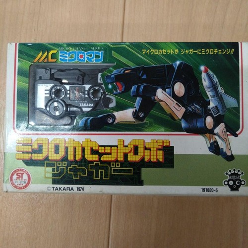 Micronauts Microman Micro Cassette Robot Jaguar Figure MC TAKARA w/BOX ...