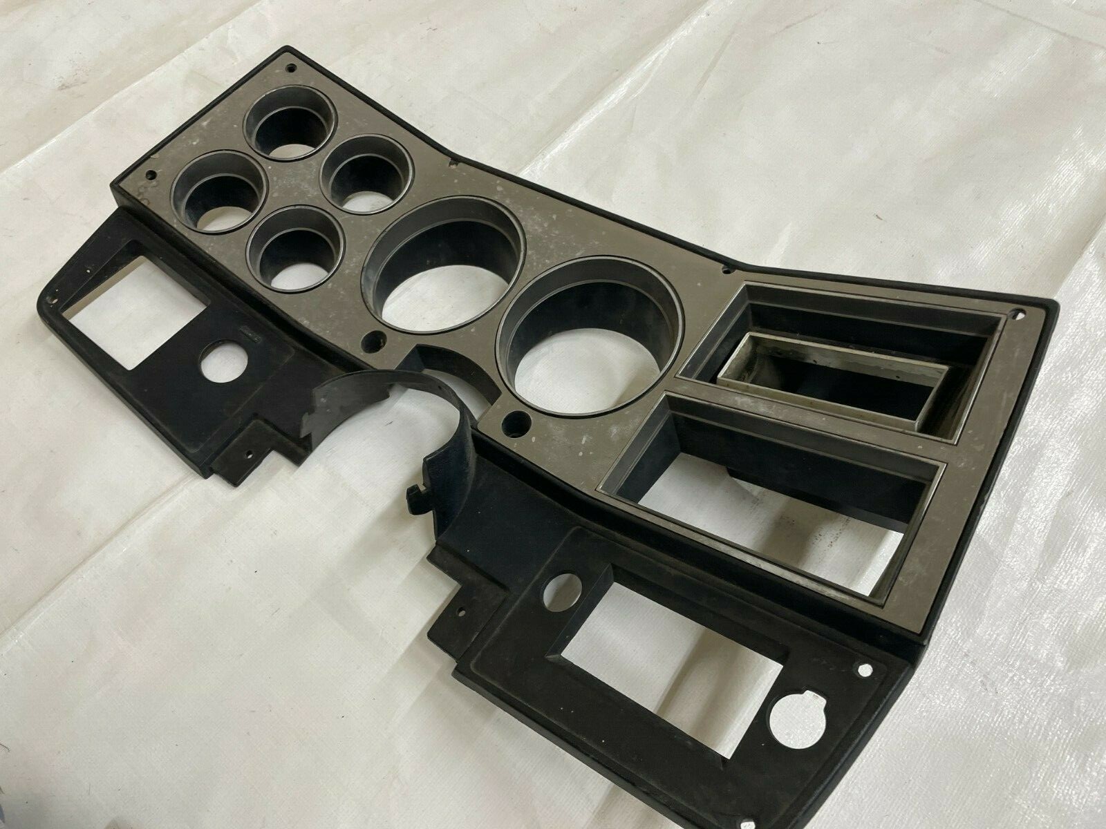 1981-1987 Square Body AC Dash Bezel Silver Pickup Truck Instrument ...