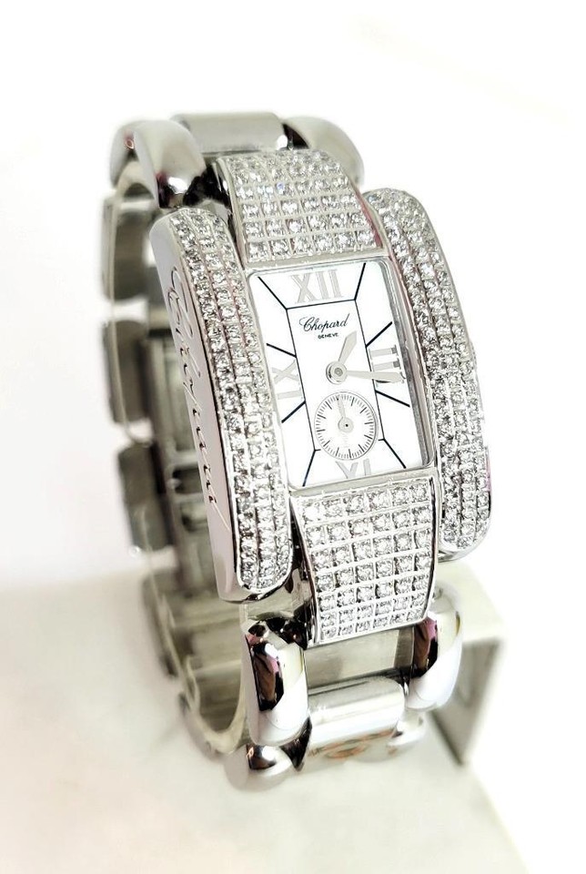 S/Steel Ladies CHOPARD La Strada Quartz Watch Ref 8357 with Diamonds ...