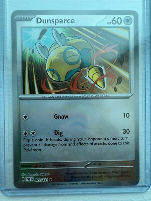Dunsparce (Master Ball Pattern) 079/131 Prismatic Evolutions Holo | eBay