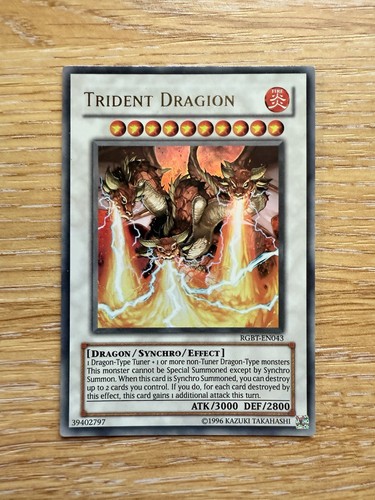 Trident Dragion - RGBT-EN043 - Ultra Rare - YuGiOh - LP | eBay