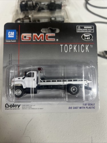 Boley GMC Topkick Flatbed Truck 1/87 White | eBay