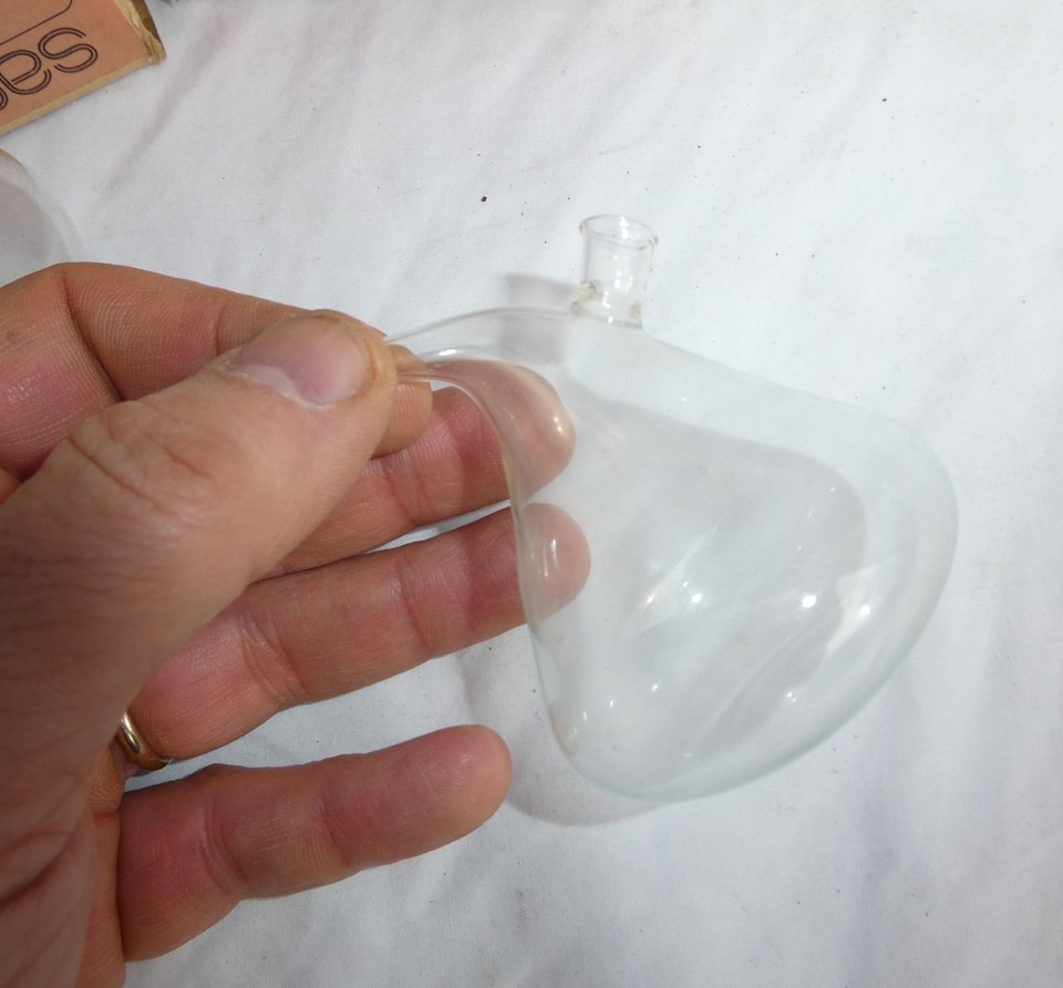 2 X 50ml - Glass Undine - Eye Douche Irragator / Wash / Bath - Vintage ...