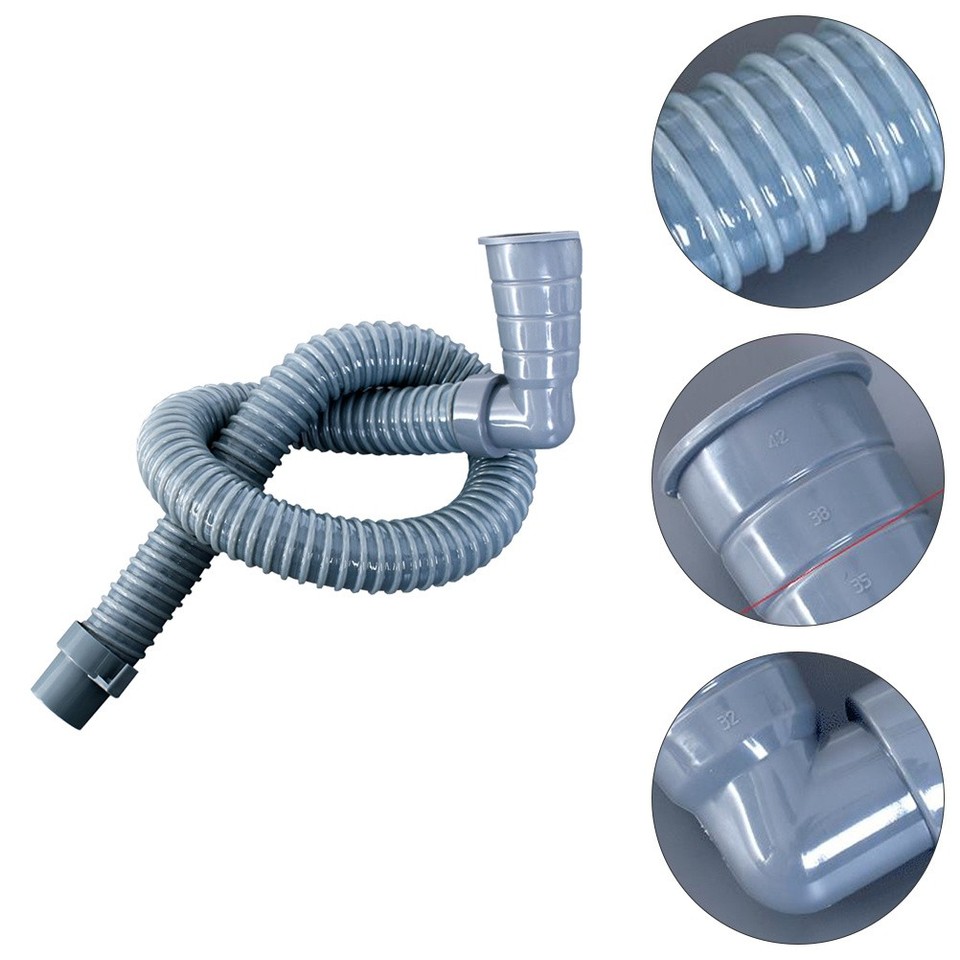 Discharge Hose Washing Machine Waste Pipe Extender Long Washer Drain ...