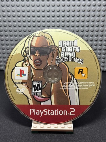 Grand Theft Auto: San Andreas (PS2, 2004) Disc Only, Untested ...