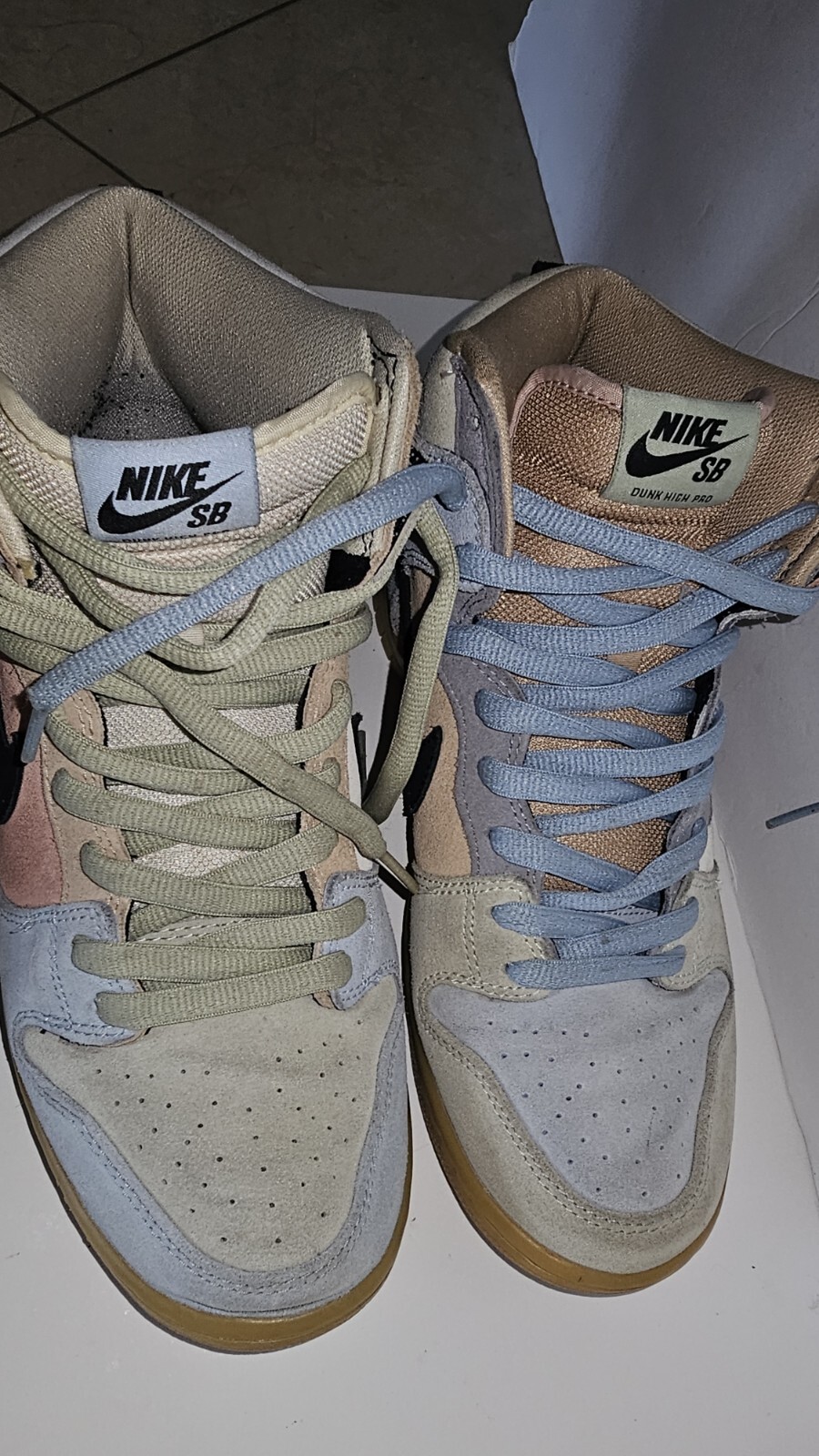 Nike Dunk Pro SB High Spectrum, Easter Dunks. Size 9M. Great Condition ...