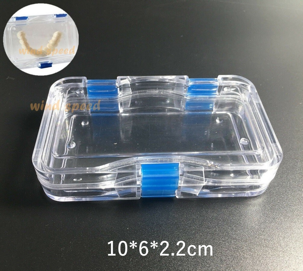 1 Pc Denture False Teeth Membrane Container Hinged Display Box Jewelry ...