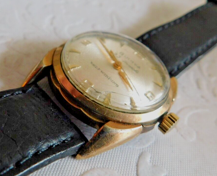 1955 VINTAGE BULOVA USA 23 JEWEL MEN'S WRISTWATCH SELF WINDER - RUNS ...