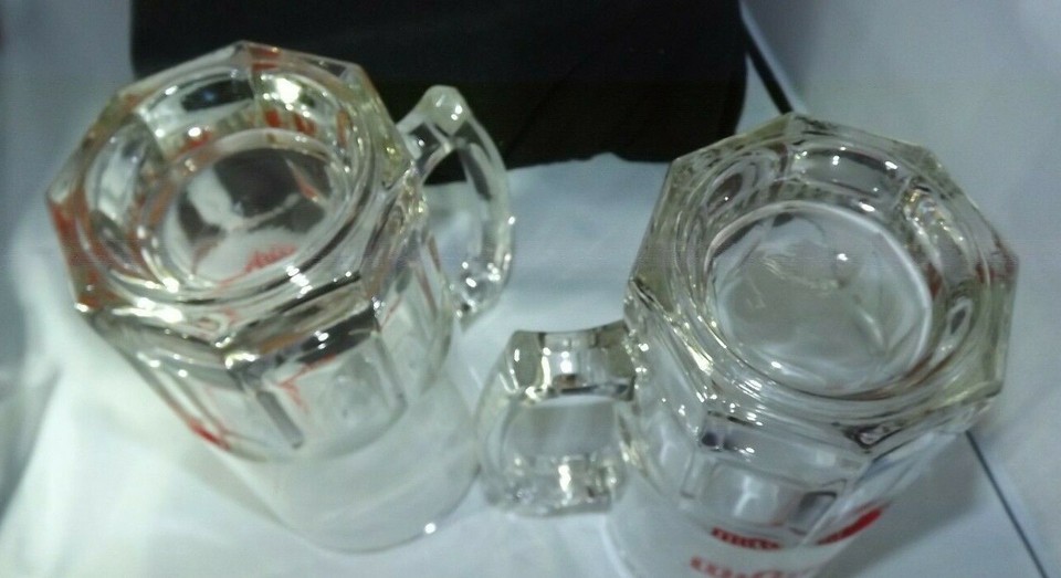 VINTAGE SLIM JIM GLASS PITCHER AND 2 HUGE LIBBEY SLIM JIM BEER MUGS ...