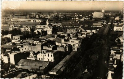 CPA AK MAROC CASABLANCA - L'avenue du 4e Zouaves et le Port (280663) | eBay