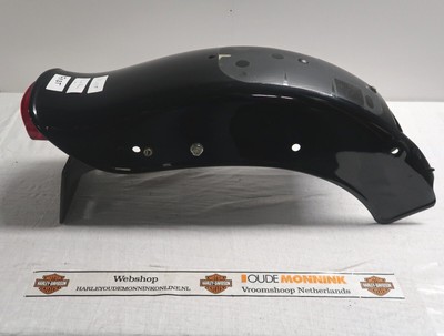 Harley Davidson FXST, FXSTI models rear fender, Vivid black | eBay
