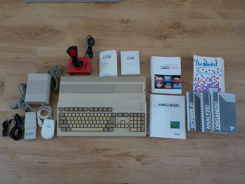 Vintage Commodore Amiga A500 Console And All Accessories Pictured | eBay UK