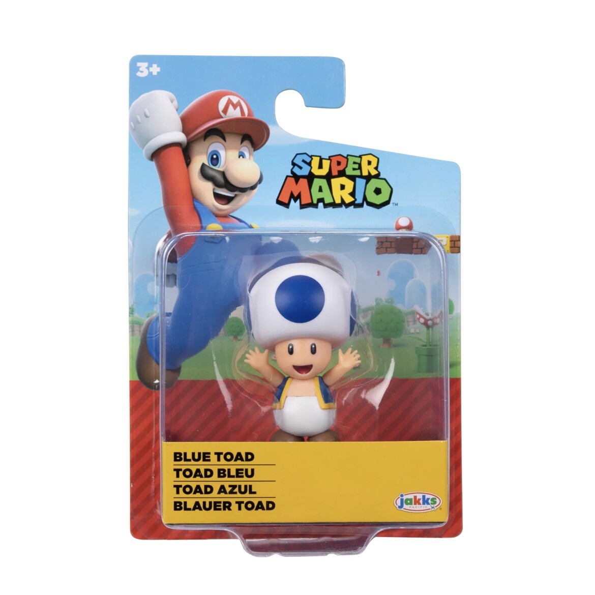Super Mario Blue Toad World Of Mario Nintendo 2.5” | eBay
