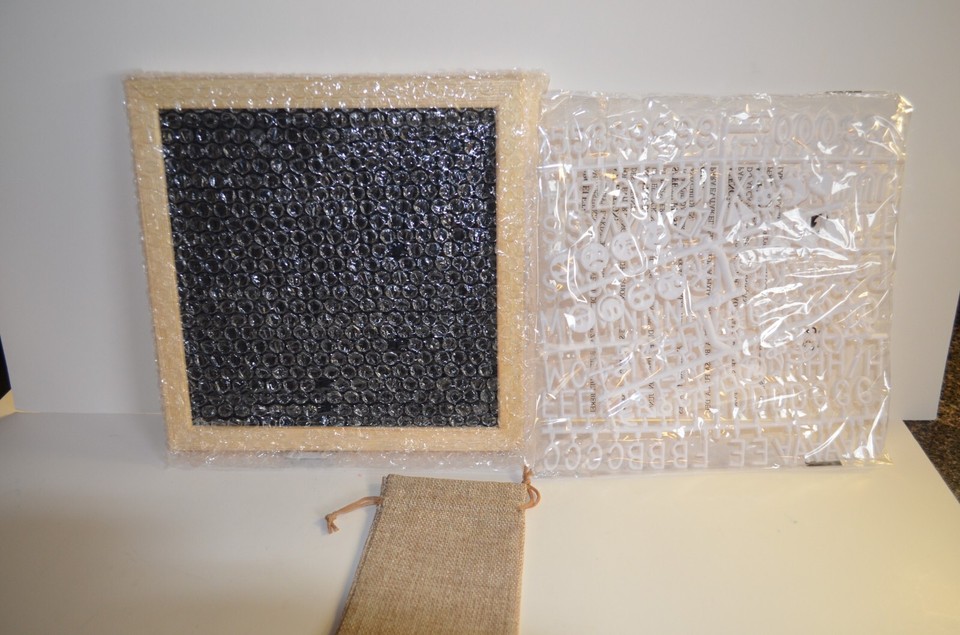 XO, Sienna Black Felt Letter Board -With 189 Letters | eBay