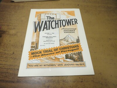 The WATCHTOWER Jehovah's Witness Journal October 1 1966 | eBay
