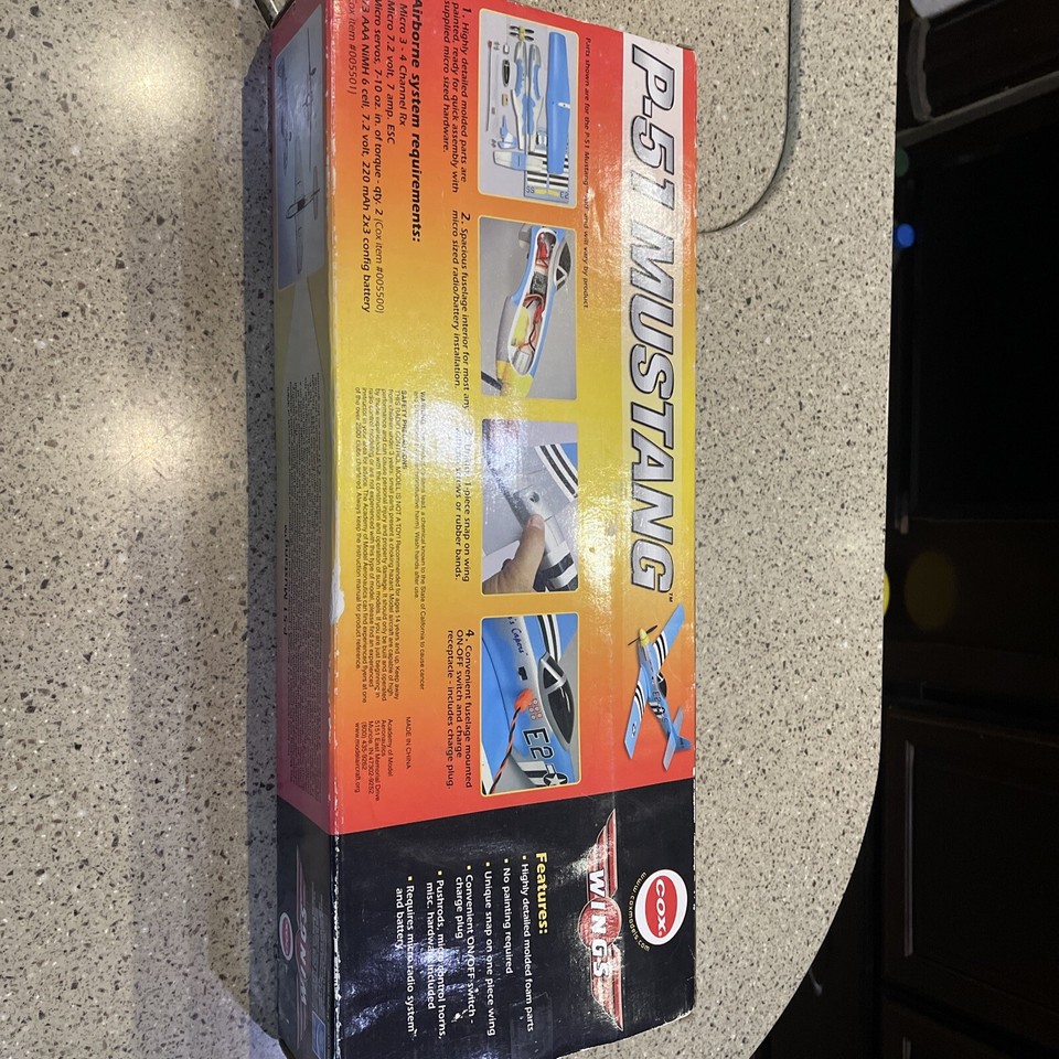 cox p-51 mustang rc | eBay