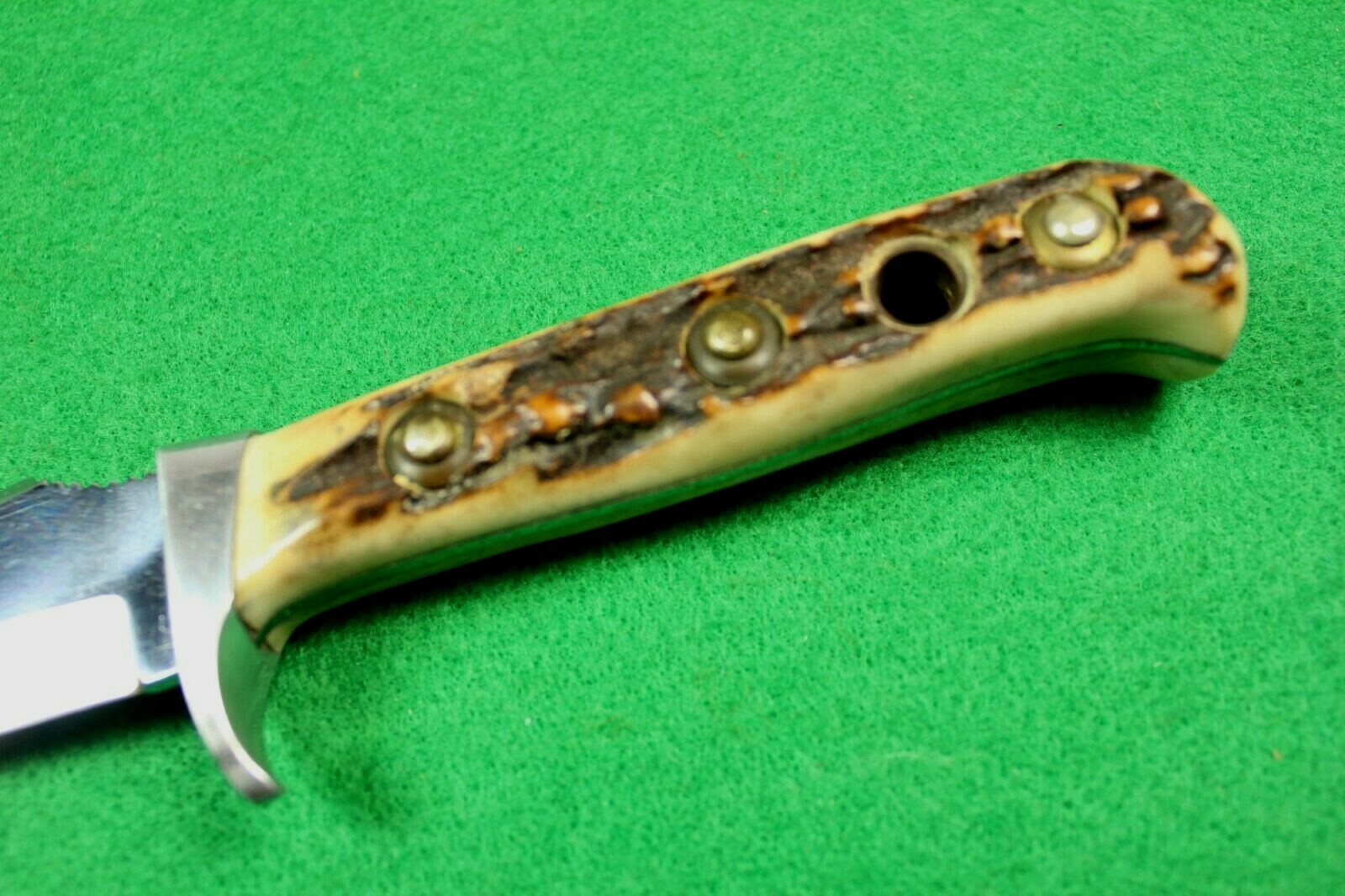 PUMA Skinner No. 6393 PUMASTER Steel Made Germany w/ Puma Leather ...