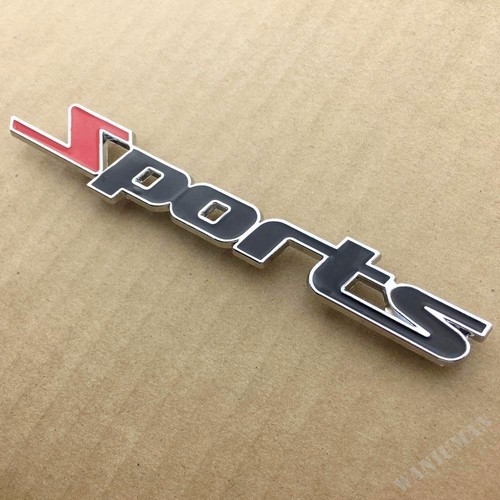 Metal Racing Sport Auto Car Front Grille Grill Emblem Badge Decal ...