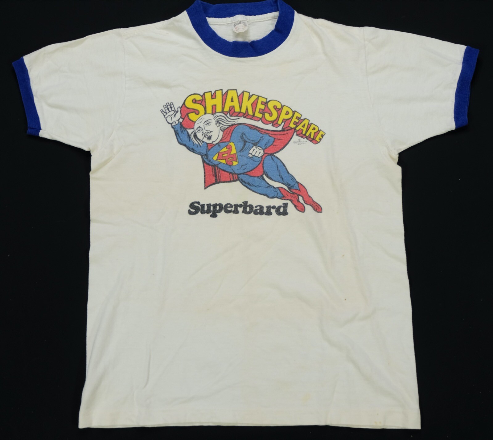Rare VTG COLLEGIATE William Shakespeare 1974 Superman… - Gem