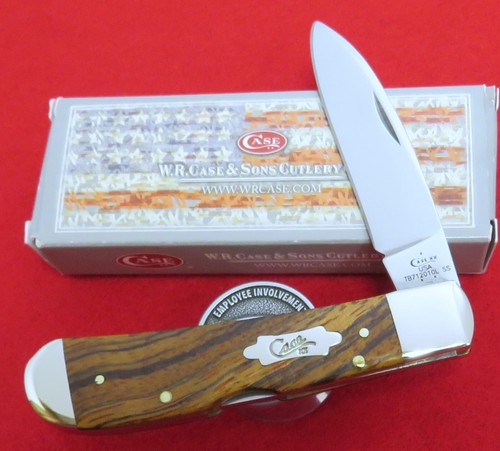 Case XX Tribal Lock Knife 2017 Amazing Zebrawood & BOWTIE SHIELD AAA+ ...