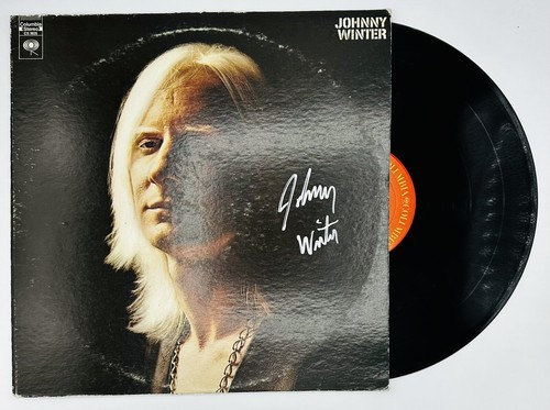 Johnny Winter Signed Self Titled Vinyl LP Record Autographed | eBay