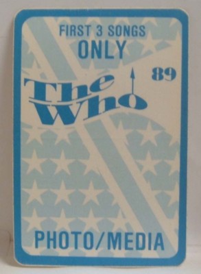 THE WHO / ROGER DALTREY / PETE TOWNSHEND - ORIGINAL CLOTH TOUR ...