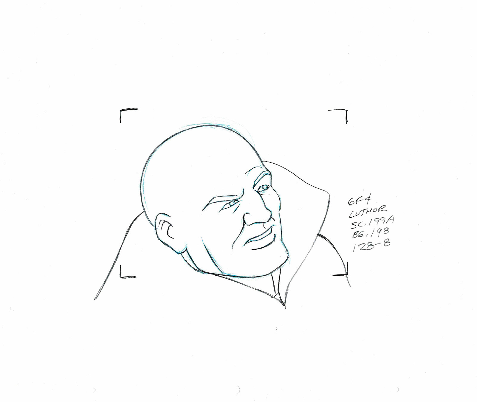 SUPERFRIENDS ORIGINAL Production Used Animation Drawing ~A-03~ LEX ...