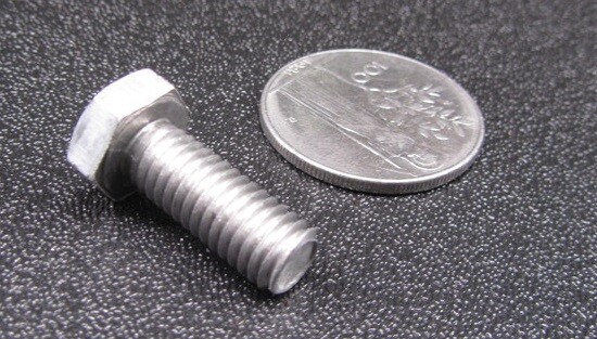 Cap Screw Bolt, Full Thread, Aluminum, M8 x 1.25 x 20 MM Length, 4 pcs ...