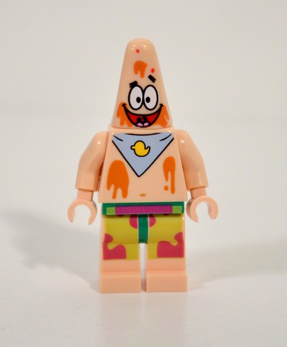 Messy Ice Cream Patrick Star 1.75" Lego Mini Figure Minifig Spongebob ...