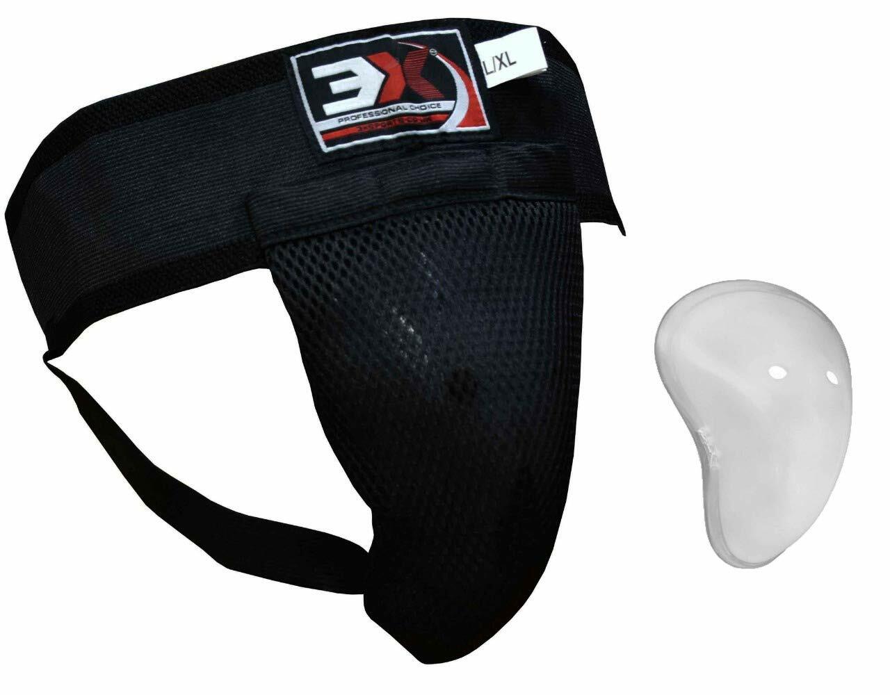 3X Sports Groin Guard With Gel Cup Protector MMA Boxing Muay Thai ...