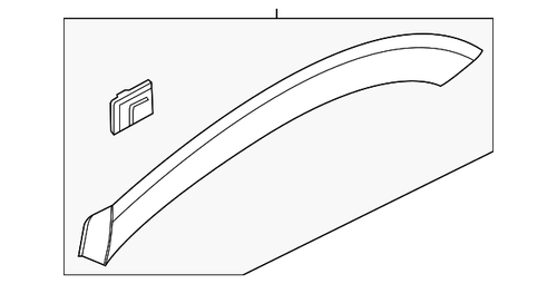Genuine Hyundai Wheel Opening Molding 87712-S8SB0 | eBay
