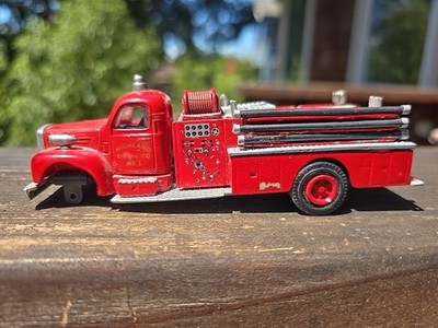 DeHanes Models, 1950's B Model Mack Cornwall Fire Truck 1/55 No Front ...