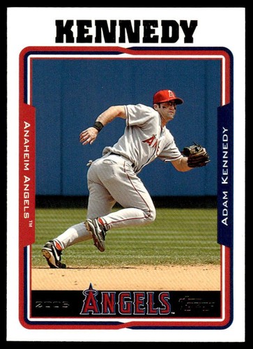 2005 Topps #248 Adam Kennedy Anaheim Angels Baseball | eBay