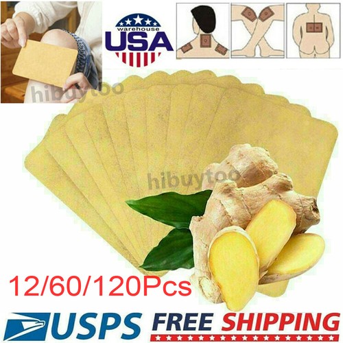 Ginger Body Hot Foot Detox Patches Heating Neck Knee Pain Relief Detox ...