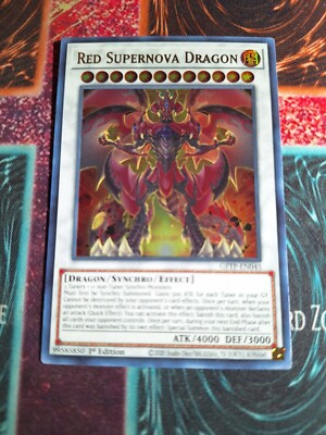 Yu-Gi-Oh! Red Supernova Dragon GFTP-EN045 Ultra Rare 1st Edition Near Mint | eBay
