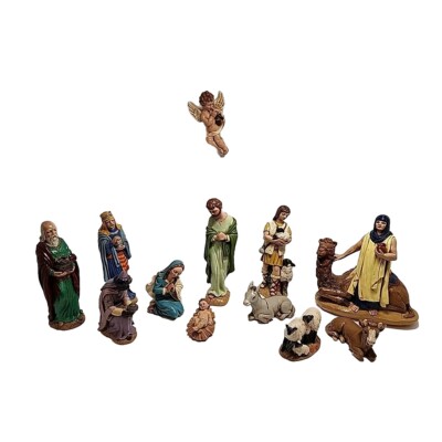 Vintage Handpainted 12 Piece Nativity Scene | Christmas | 8" Joseph | eBay