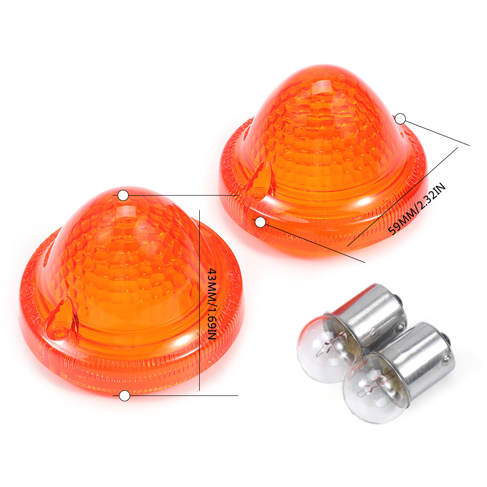 Turn Signal Lights Indicator Cover For Triumph Scrambler Bonneville ...