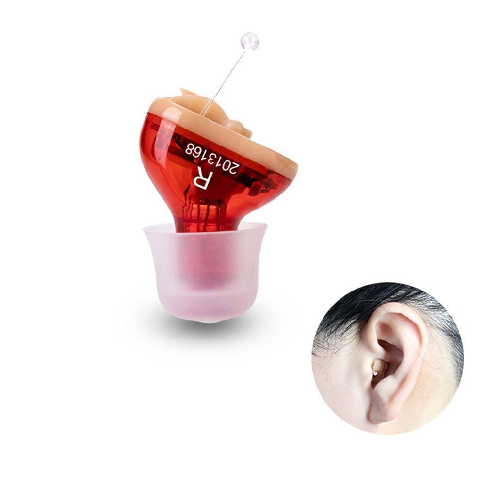 MiNi Hearing Aids Digital Small Invisible In Ear Sound Voice Amplifier ...
